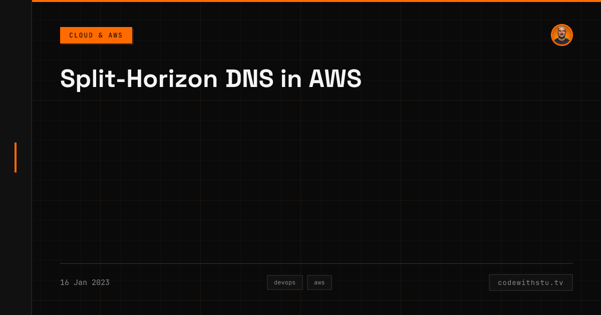 Split-Horizon DNS in AWS | CodeWithStu