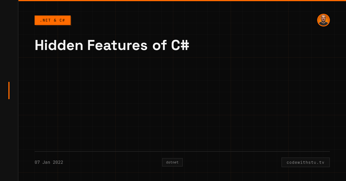 Hidden Features of C# | CodeWithStu